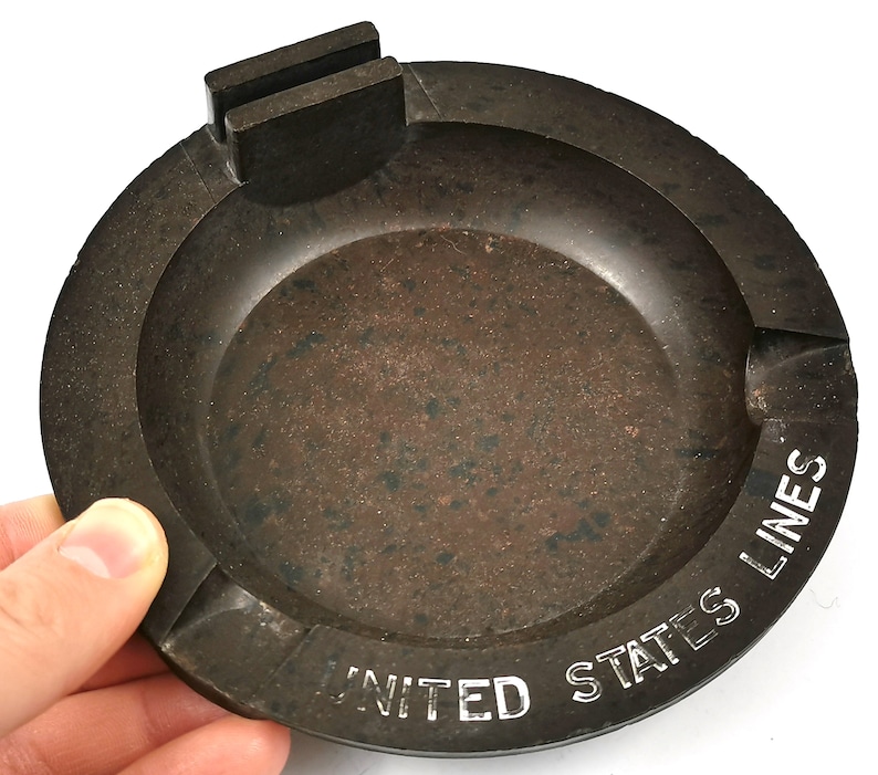 Rare Bakelite, Vintage Ashtray, Ashtray With Matchbook Holder, Samuel ...
