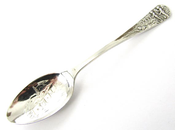 FREE POST Rare Vintage Silver Silver Spoon Rifle Practice | Etsy