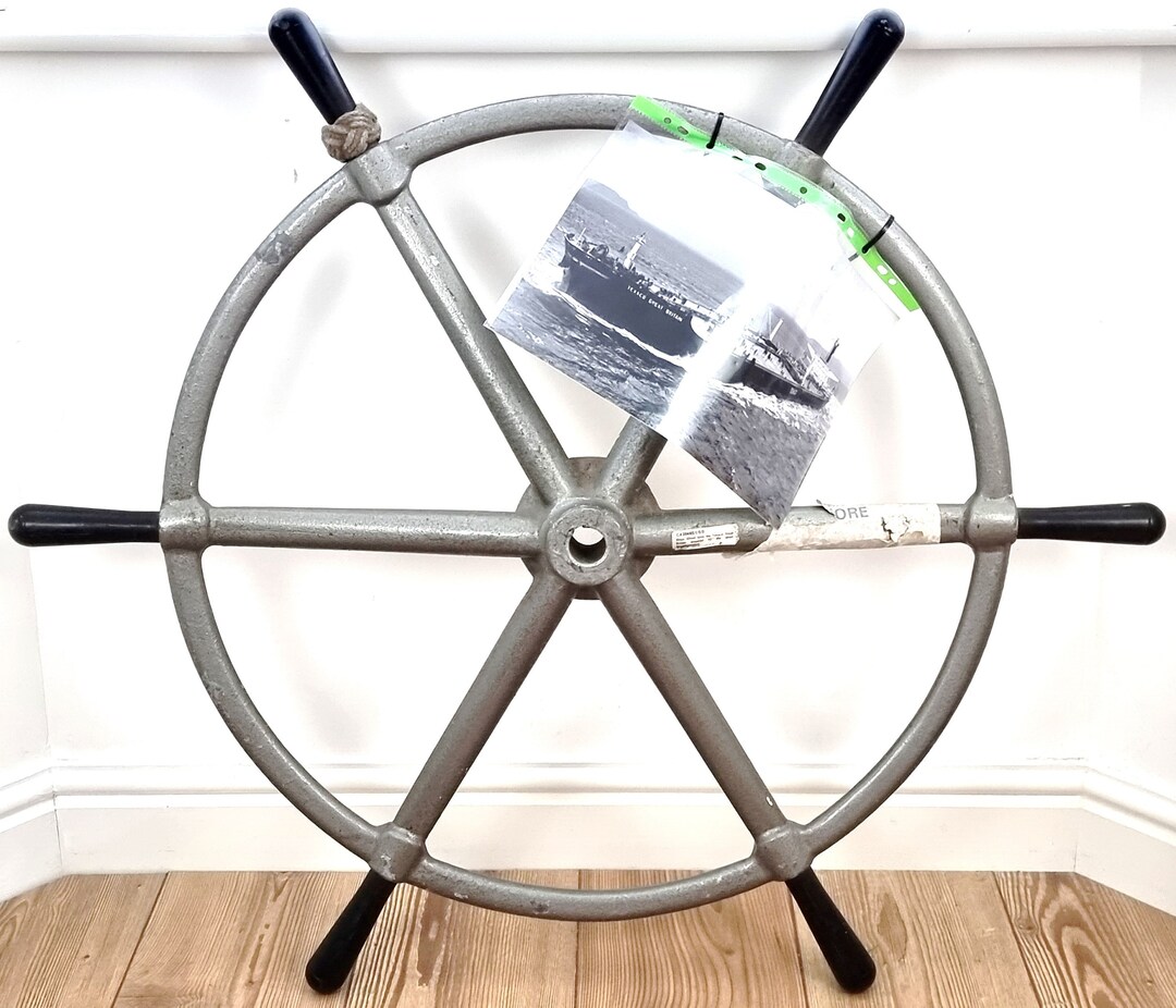 Nautical Memorabilia, Large Ships Wheel, Texaco Great Britain, Tanker ...