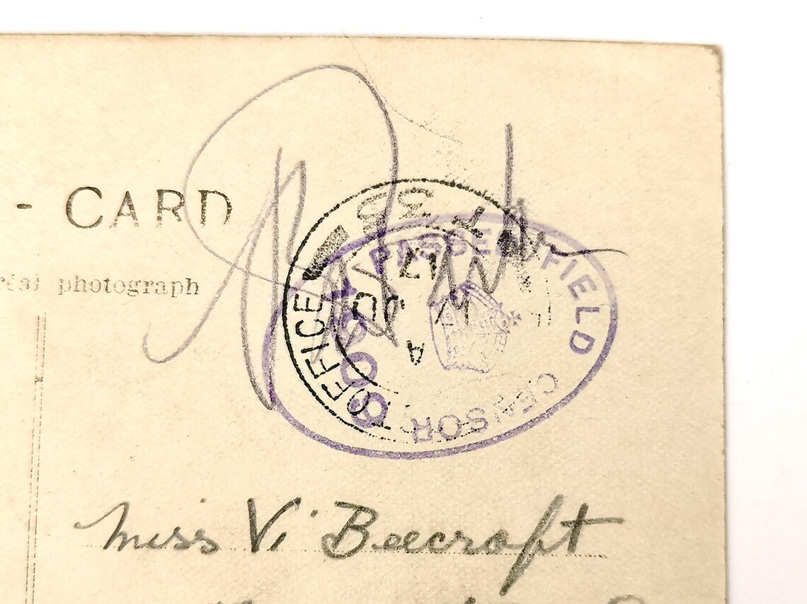 First World War Antique Postcards Censor Stamp on Active - Etsy UK