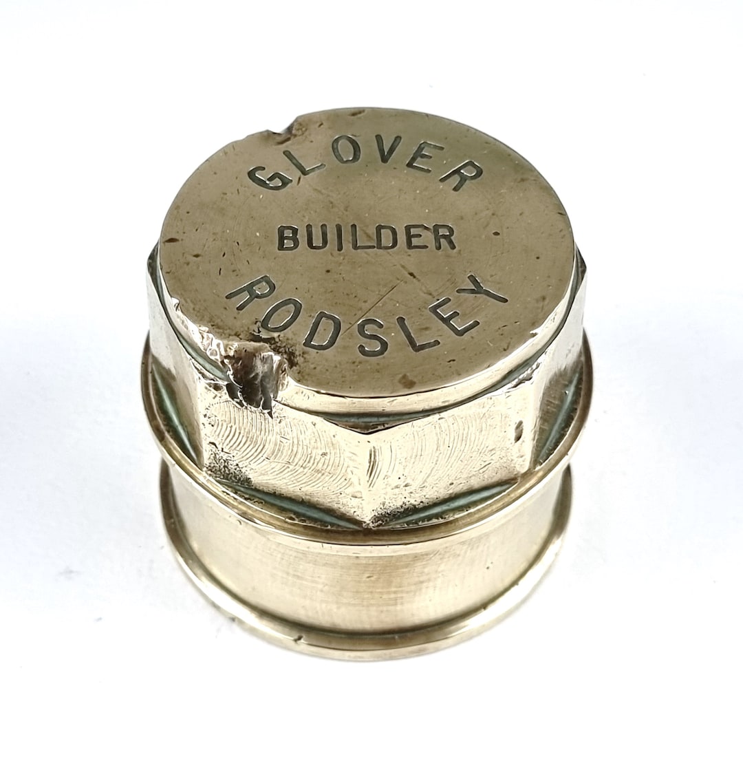 Antique Cartwheel Cap, Brass Wheel Nut, Automobilia, Antique Brass ...