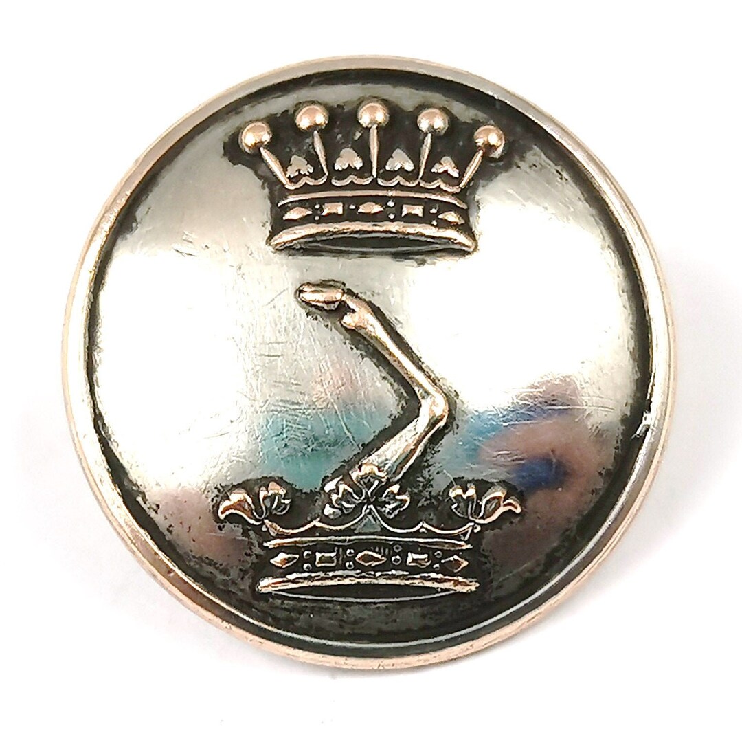 Historical Antique, Antique Button, Livery Button, Heraldic Crest ...
