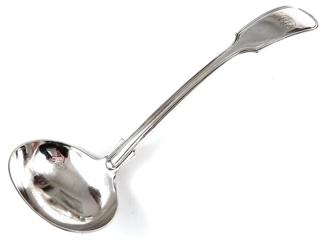 Traditional Antique, Sauce Ladle, Gravy Ladle, Serving Ladle, Silver ...