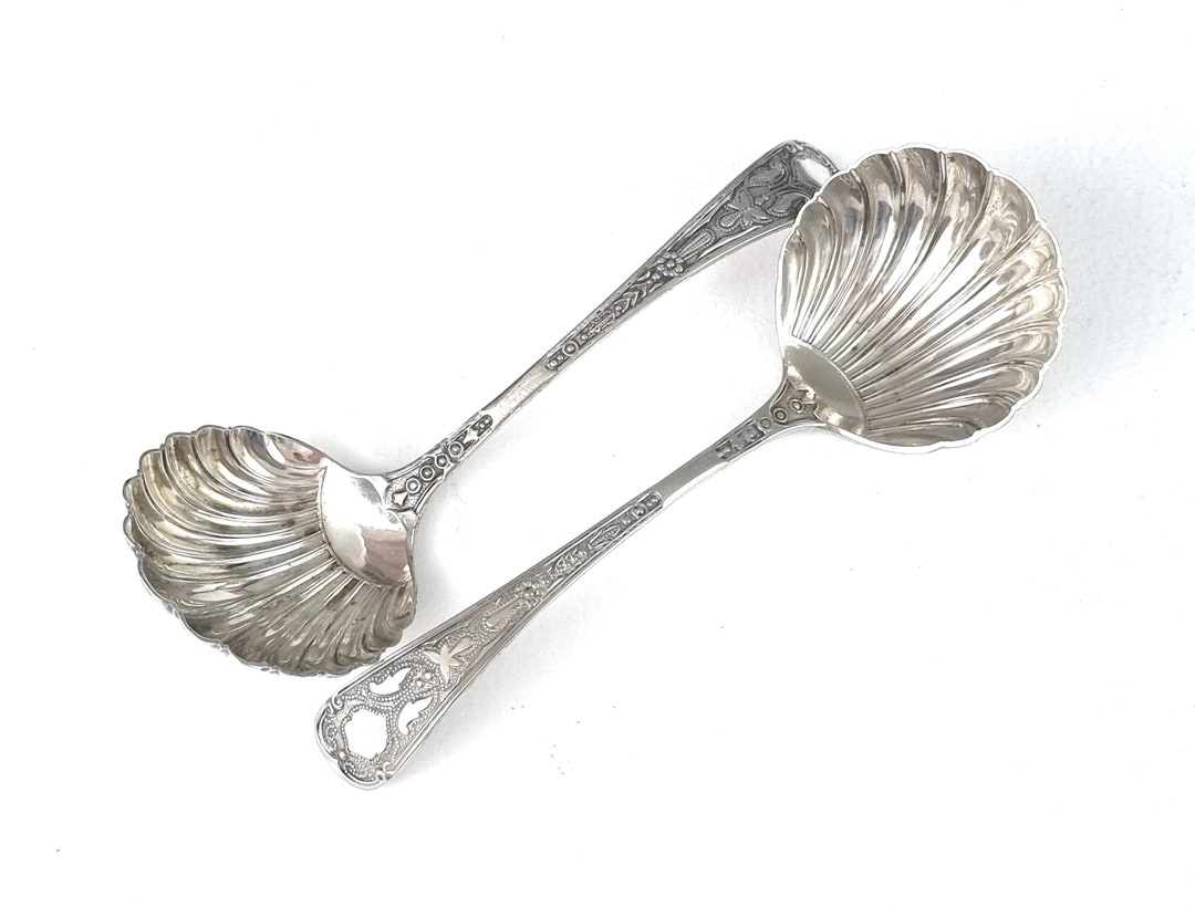 Notable Ware, Beautiful Flatware, Pair of Ladles, Grooved Bowls ...