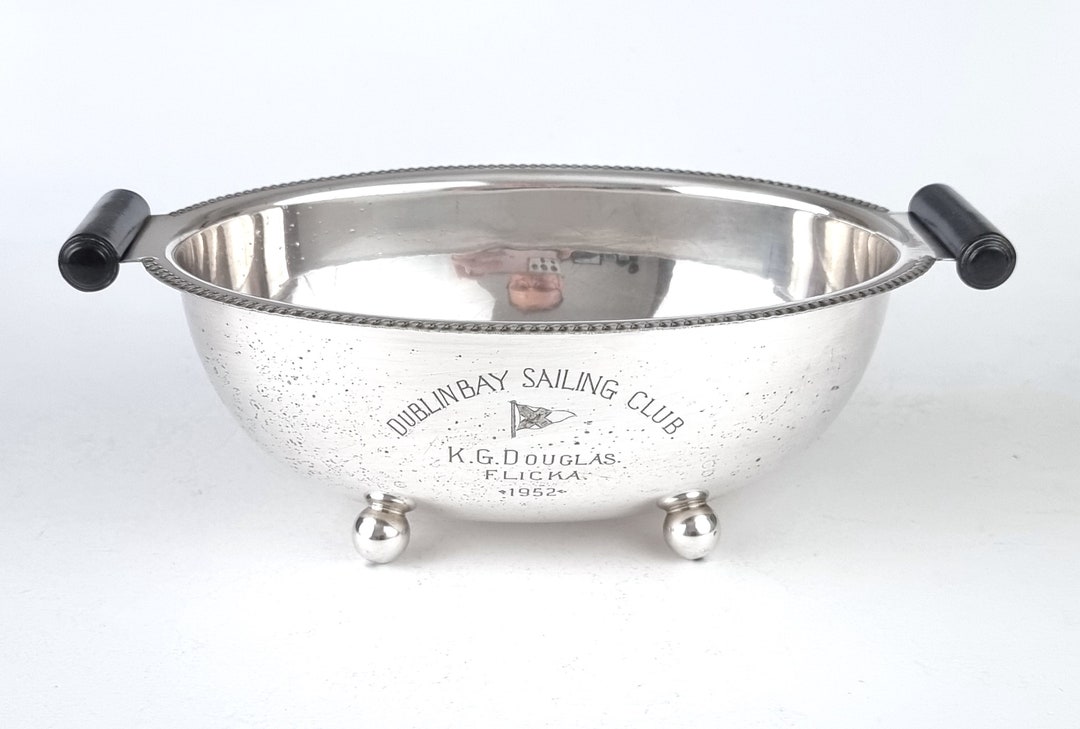 Pitted & Worn, Vintage Presentation Bowl, Dublin Bay Sailing Club ...