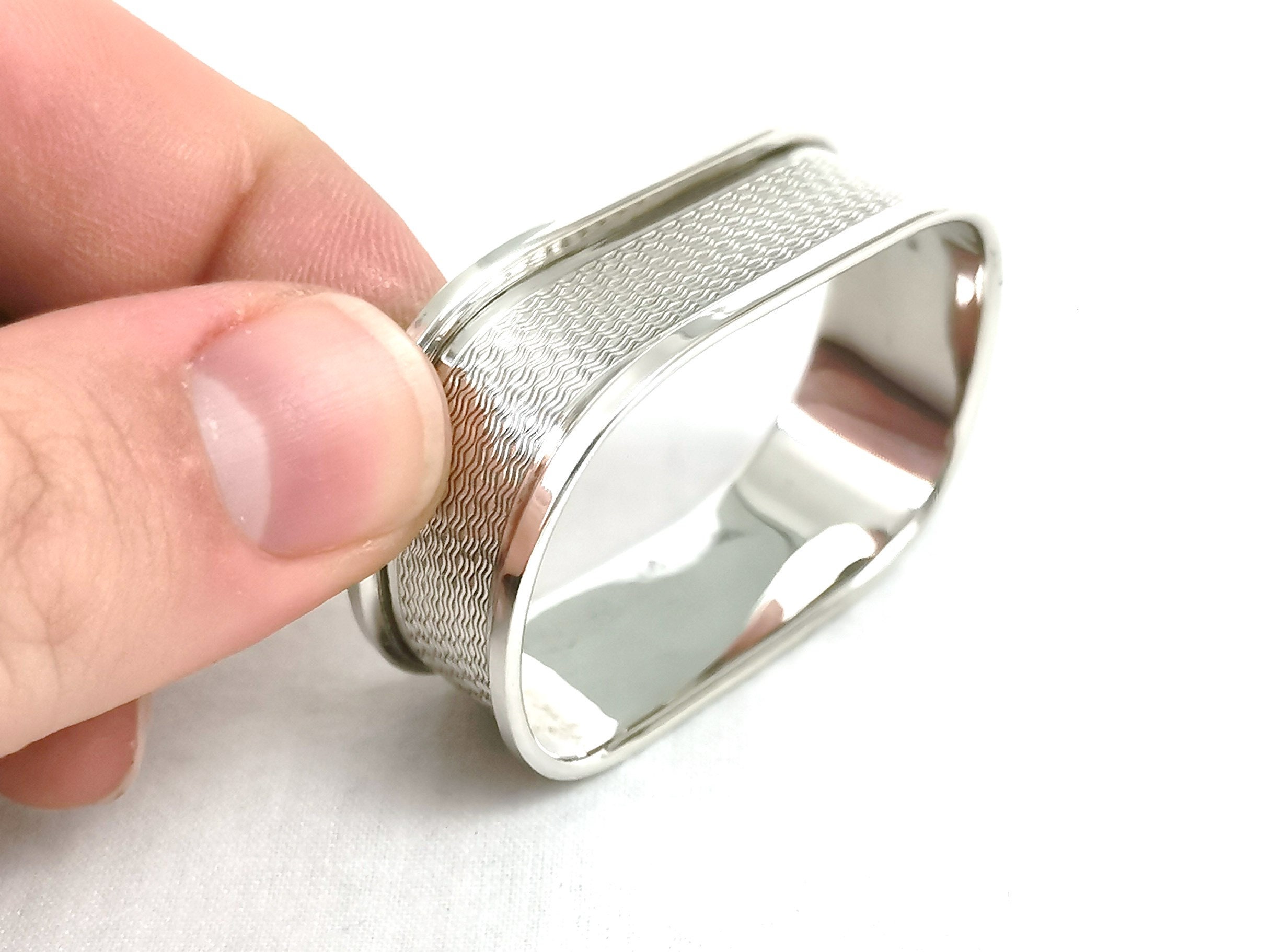 Traditional Silver Napkin Ring Serviette Ring Sterling | Etsy