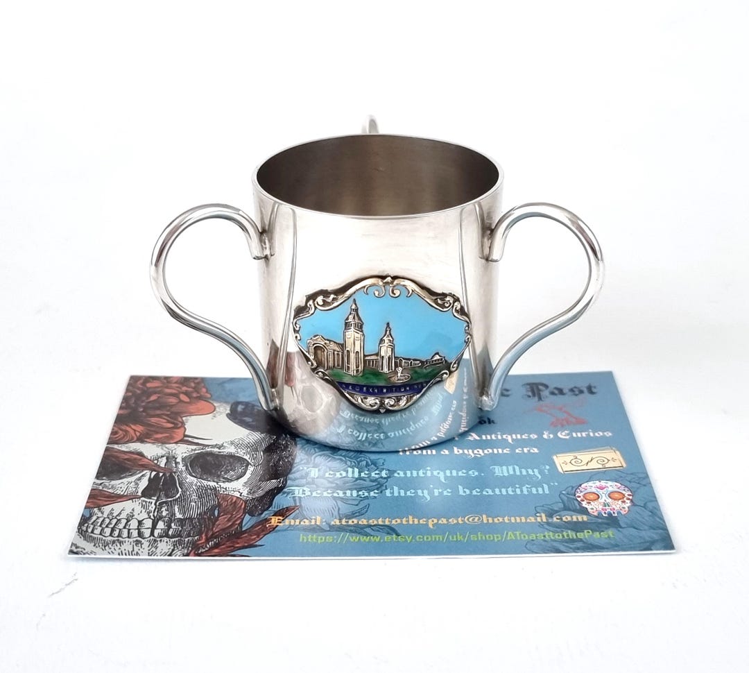 Miniature Souvenir Tyg, Silver Plate, Exhibition Memorabilia, NEC 1929 ...