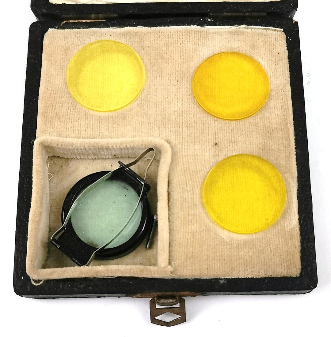 Vintage Photography, Camera Lenses, Colored Lenses, Yellow Tint, 25mm ...