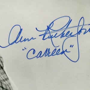 Vintage Signed Photograph, Ann Rutherford, Gone With the Wind, Careen ...