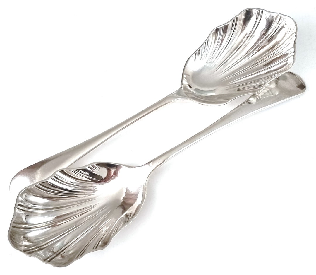 Beautiful Serving Flatware, Silver Plate, Pair of Spoons, Serving ...