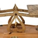 Vintage Postal Scales, Wooden Base, Brass Skeleton Scales, Scales With ...