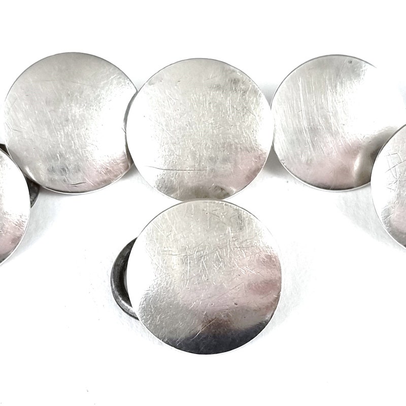 Silver Buttons - Etsy