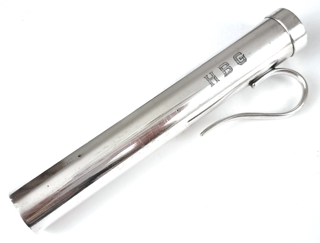 Unusual Silver Plate, Beer Warmer, Cylindrical Tube With Hook, WMF ...
