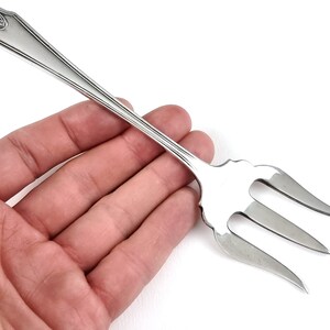 Small Serving Fork, Silver Plate, Elegant Handle, 6 1/4 Inches, Cold ...