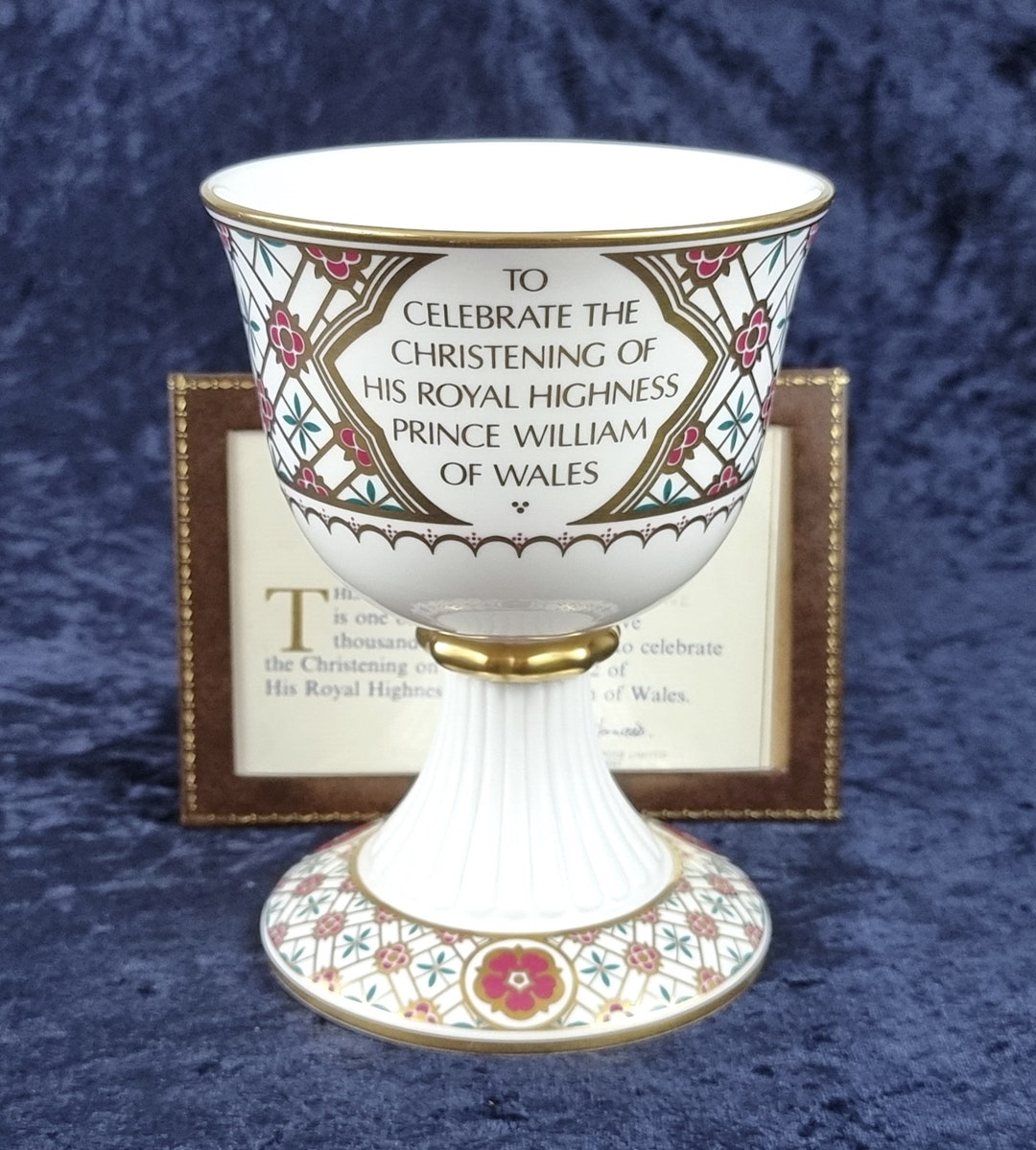 Vintage Spode Toasting Cup, Prince William, 1982 Christening, Limited ...