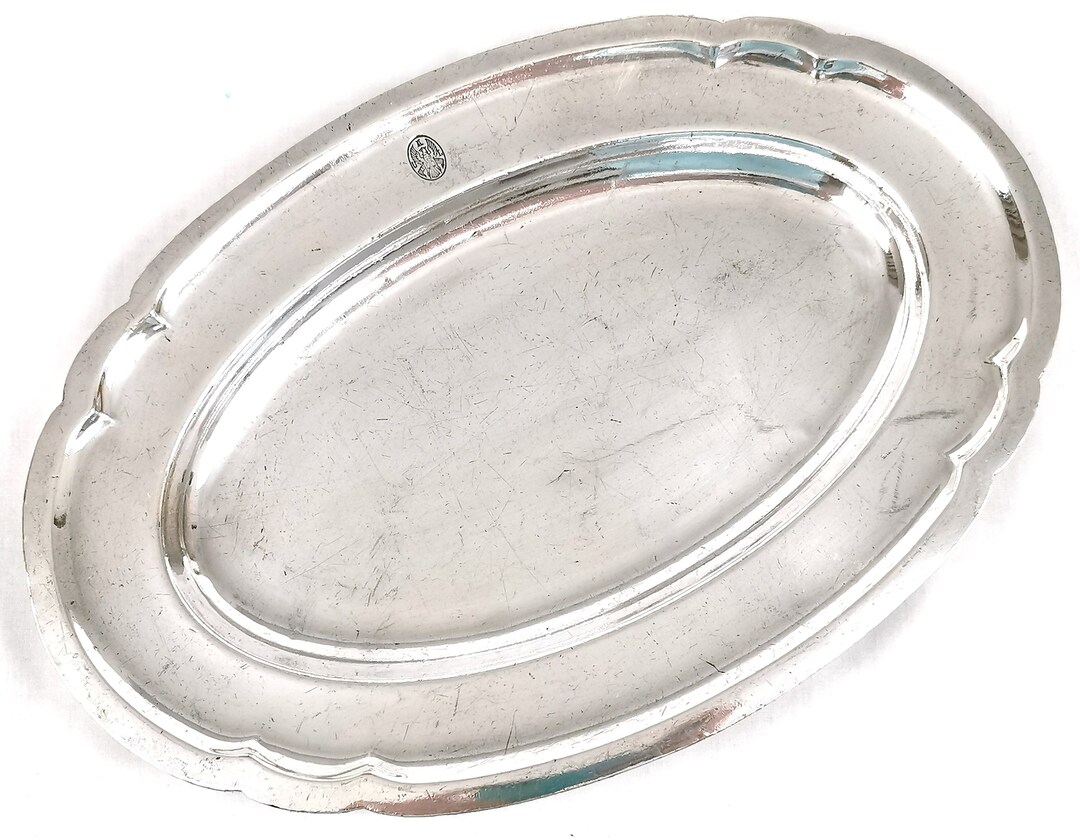 Vintage Oval Dish, Oval Platter, Silver Plate, United American Lines ...