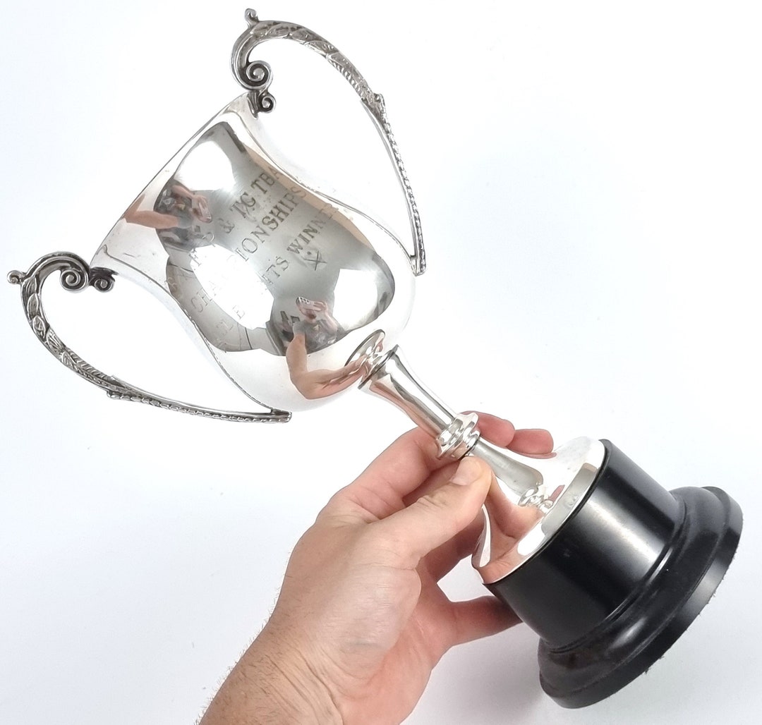 Large Vintage Trophy, Silver Plate, All Events Winner, RAF Sports ...