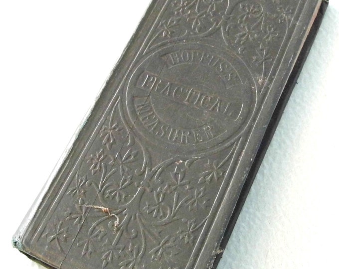 Antique Collectible Measurer Book, Hoppus's Practical Measurer Book ...
