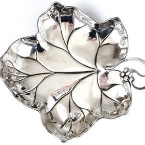 Unique Table Addition, Leaf Shaped Dish, WMF Tableware, Silver Plate ...