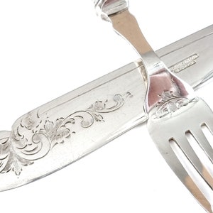 Wooden Cased Cutlery Set, Silver Plate, Alex Clark Co, Six Settings ...