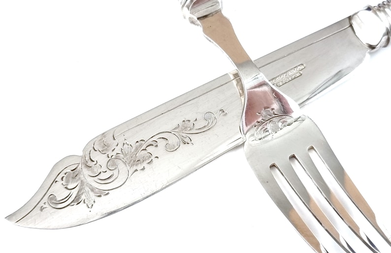 Wooden Cased Cutlery Set Silver Plate Alex Clark Co Six - Etsy