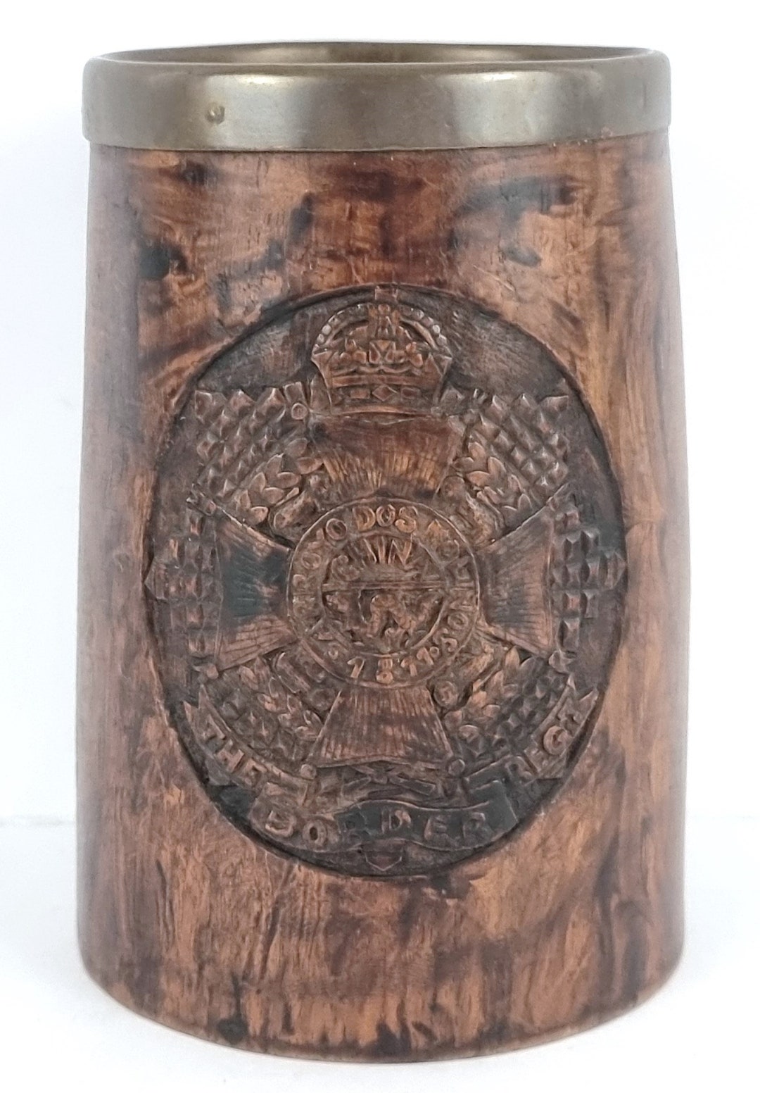 Second World War, Wooden Beaker, Border Regiment, Border Regt China ...