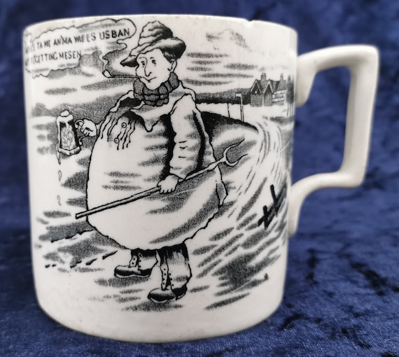 Antique Motto Ware Yorkshire Motto Yorkshire Tyke Victorian | Etsy Canada