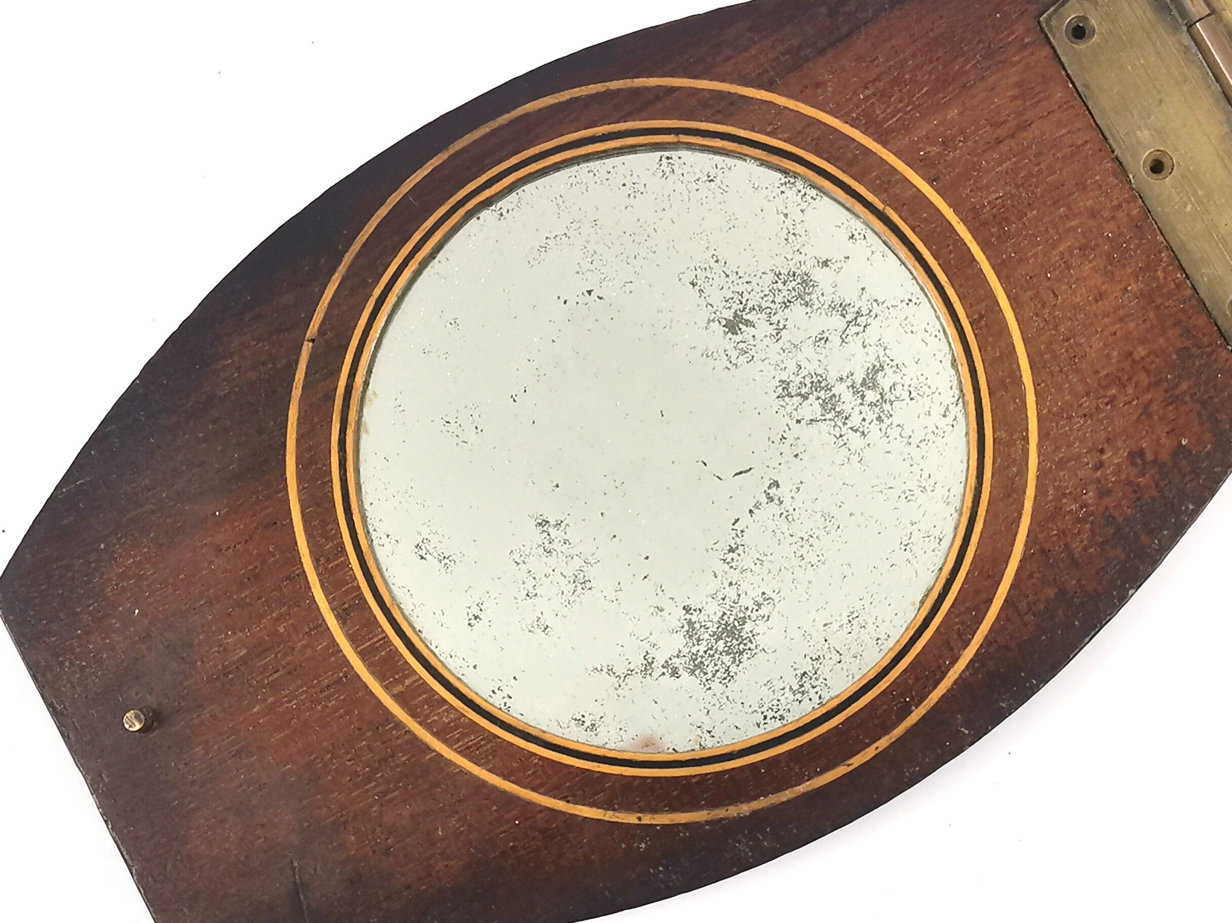 RARE Antique Mirror Folding Mirror String Inlay Mahogany - Etsy