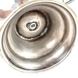 Small Scuttle, Small Sugar Scuttle, Worn Silver Plate, Bowl With Scoop ...