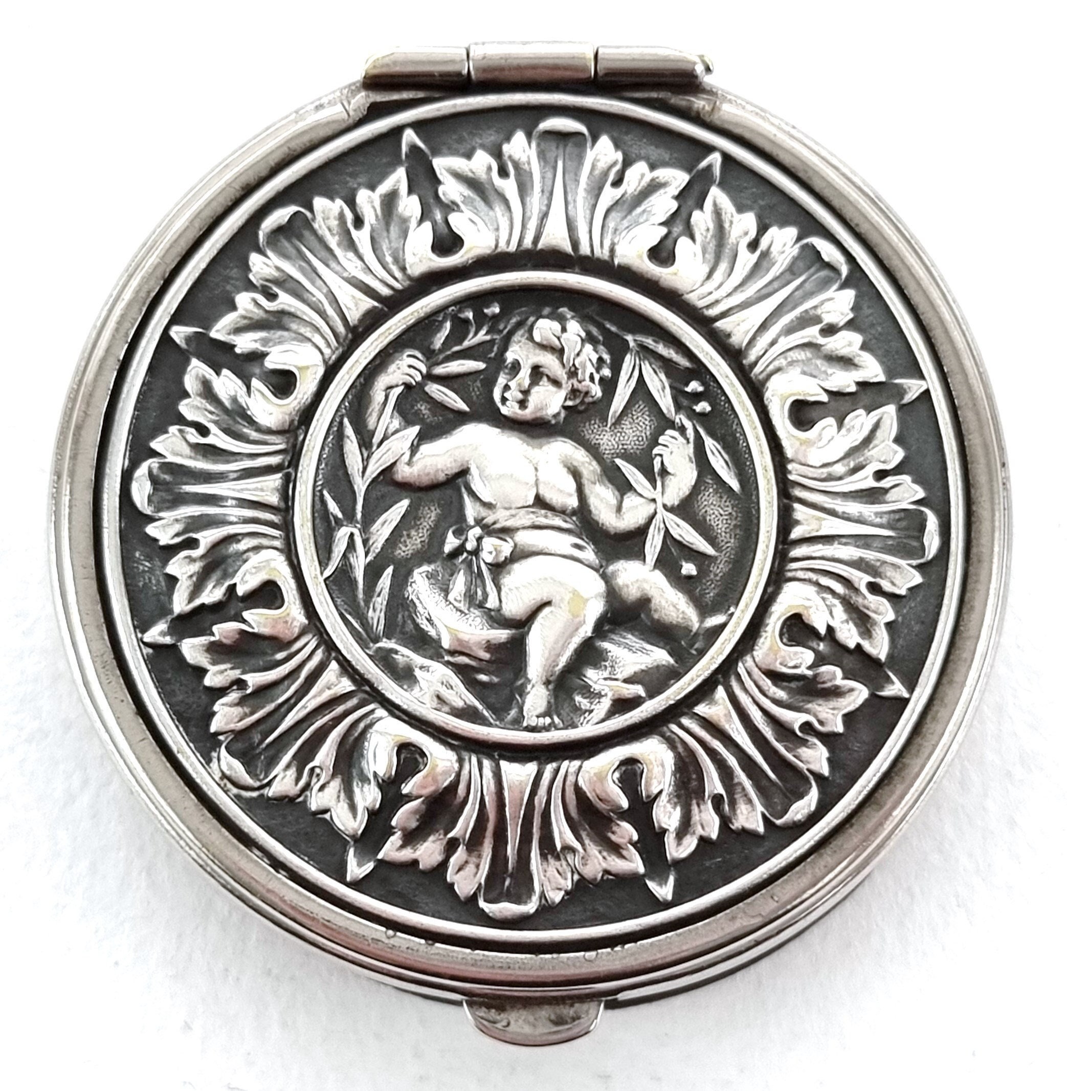 Unusual Antique, Concertina Coin Purse, Cherub Design, Acanthus Leaves ...
