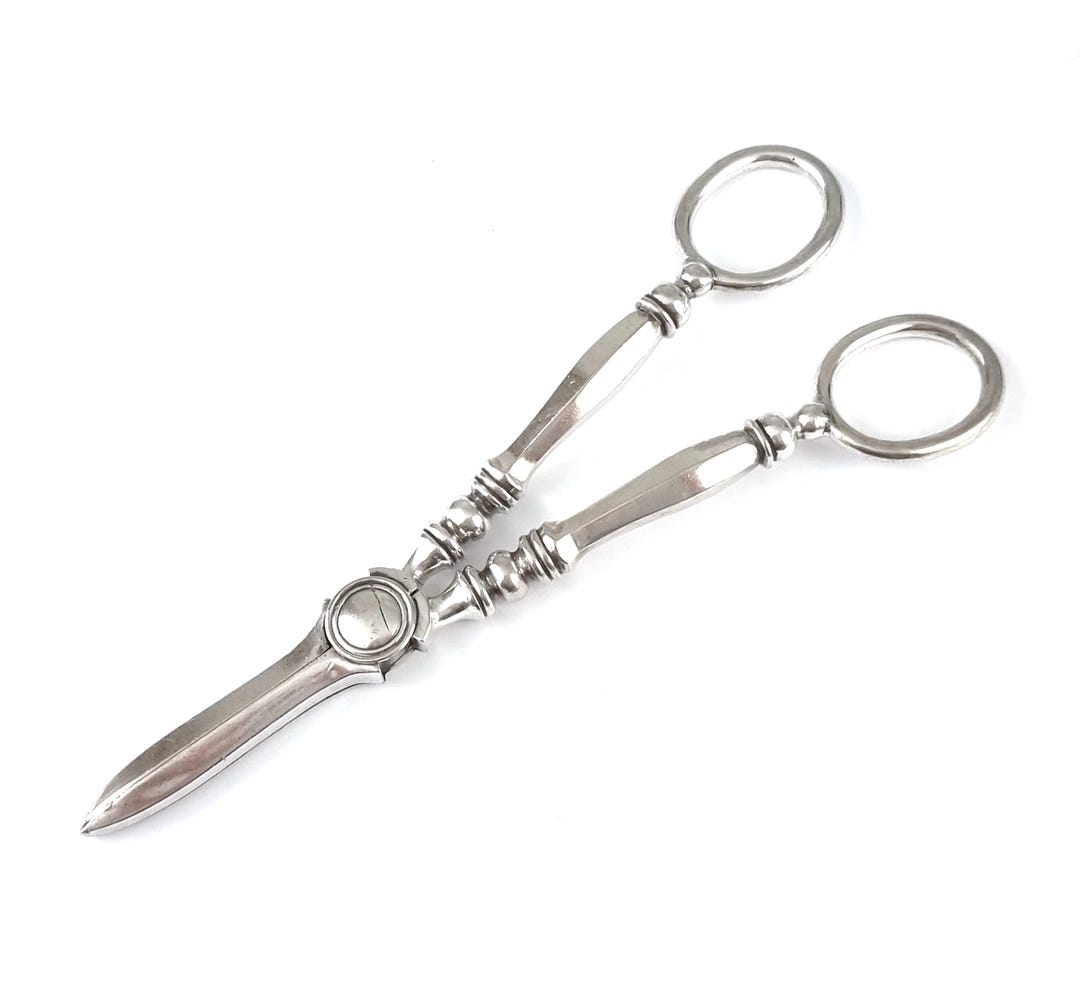 Antique Flatware, Grape Scissors, Silver Plate, Grape Shears, 6 5/8 ...