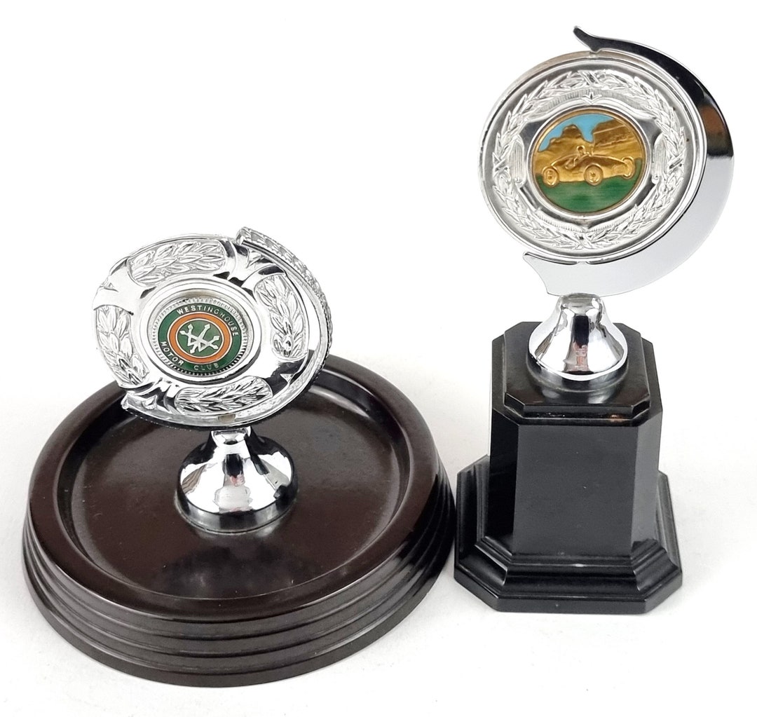 Vintage Trophies, Plastic Bases, Spinning Discs, Chrome Plated ...