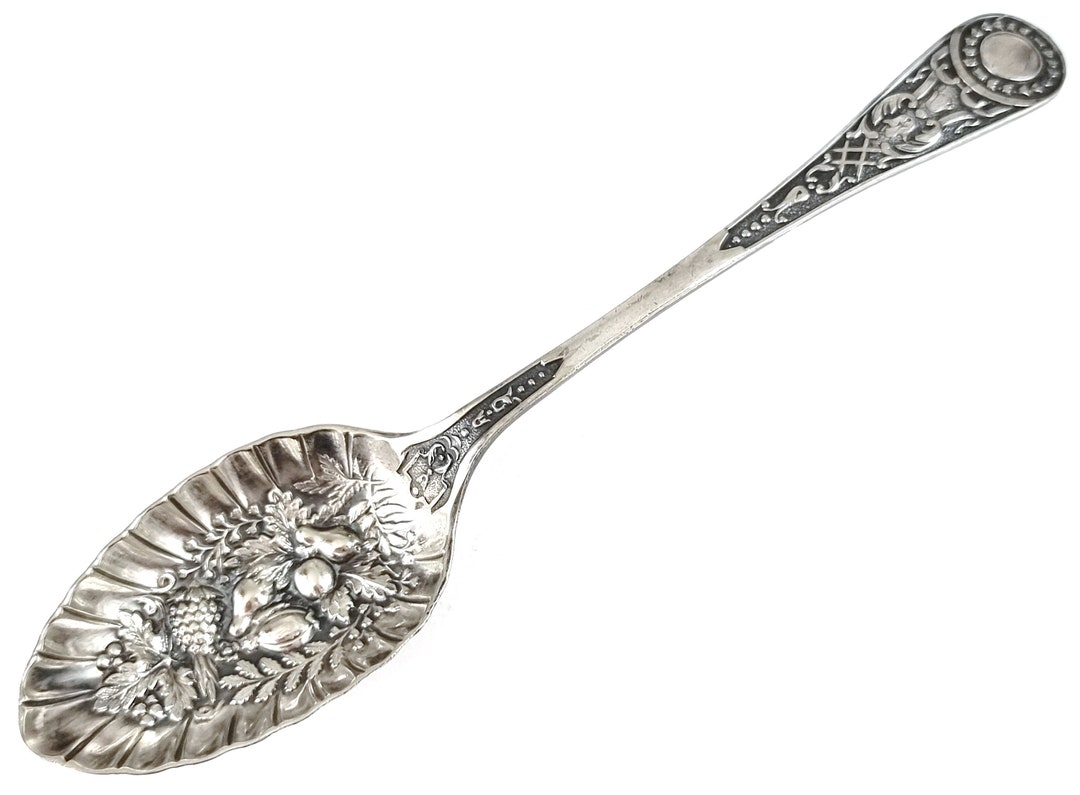 Notable Ware, Small Berry Spoon, Silver Plate, Small Fruits Serving ...