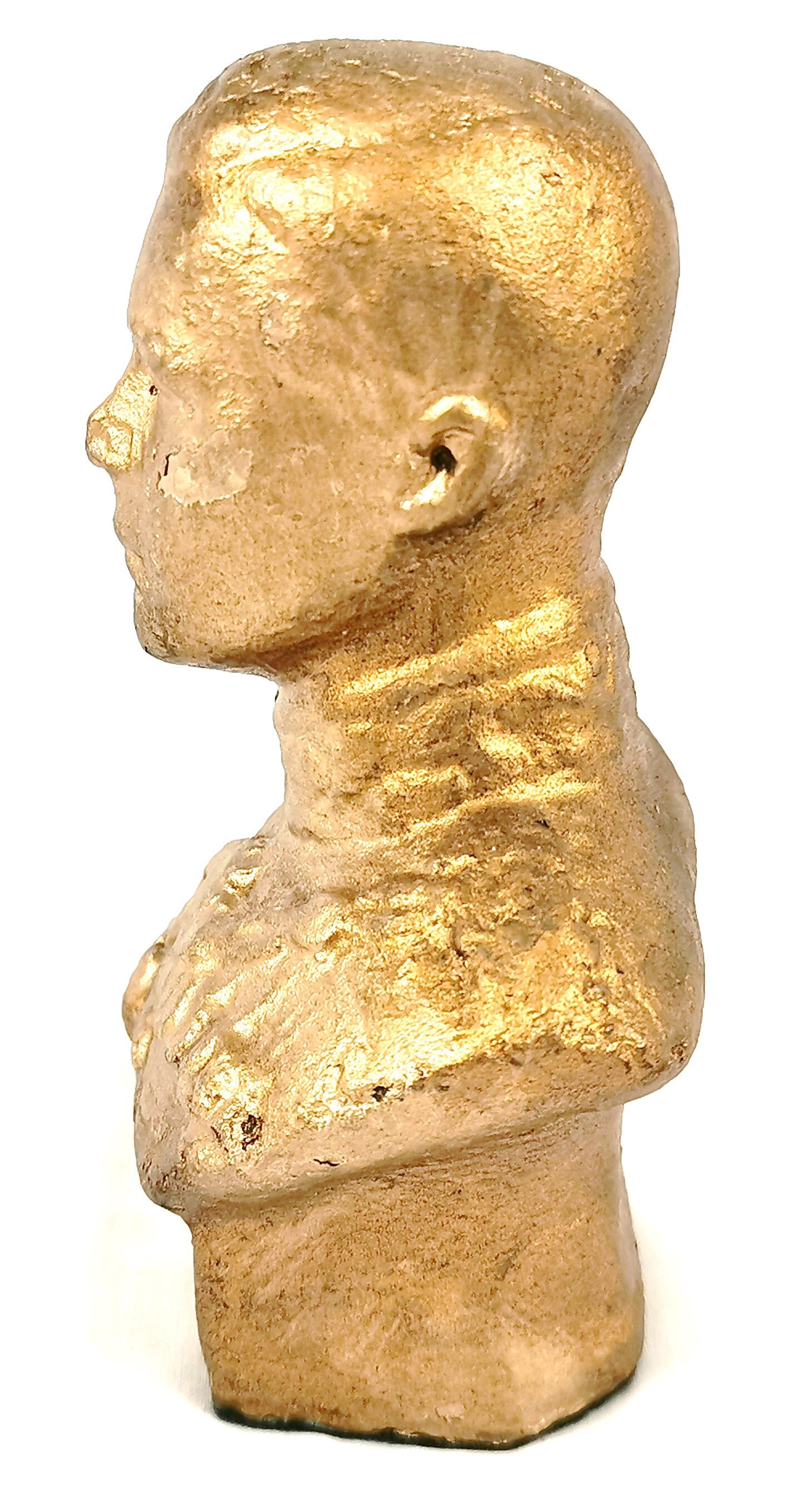 Commemorative Bust Small Bust Plaster Bust Rare Commemorative Gold ...