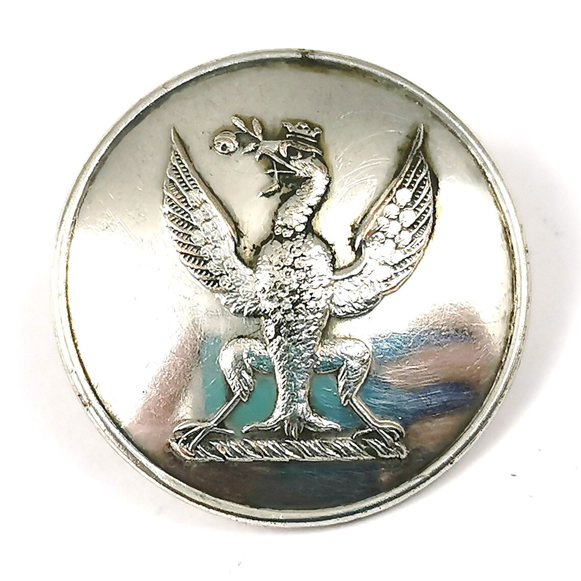 Historical Antique, Antique Button, Livery Button, Heraldic Crest ...