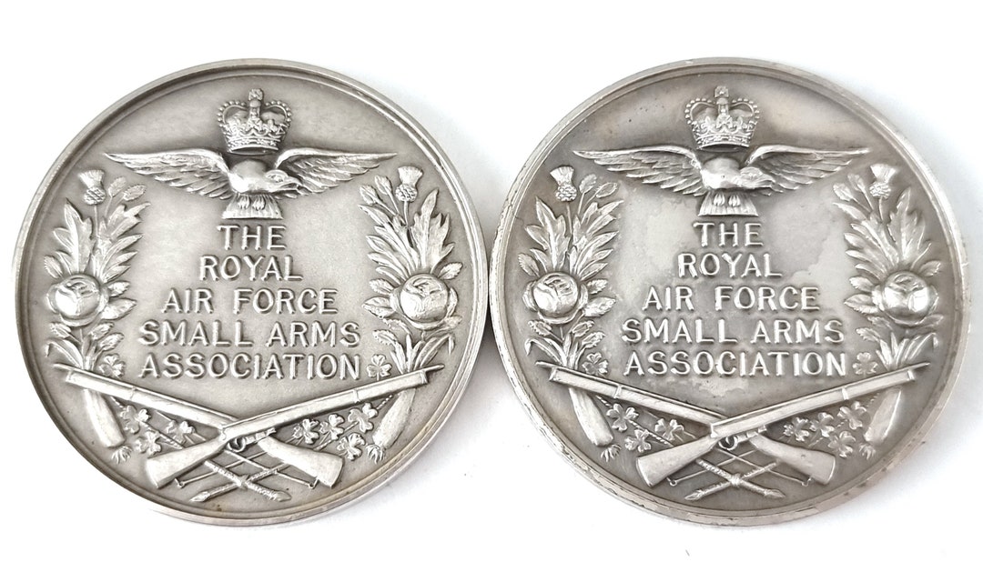 Vintage Medallions, RAF Small Arms Association, RAF Sports, Worn ...