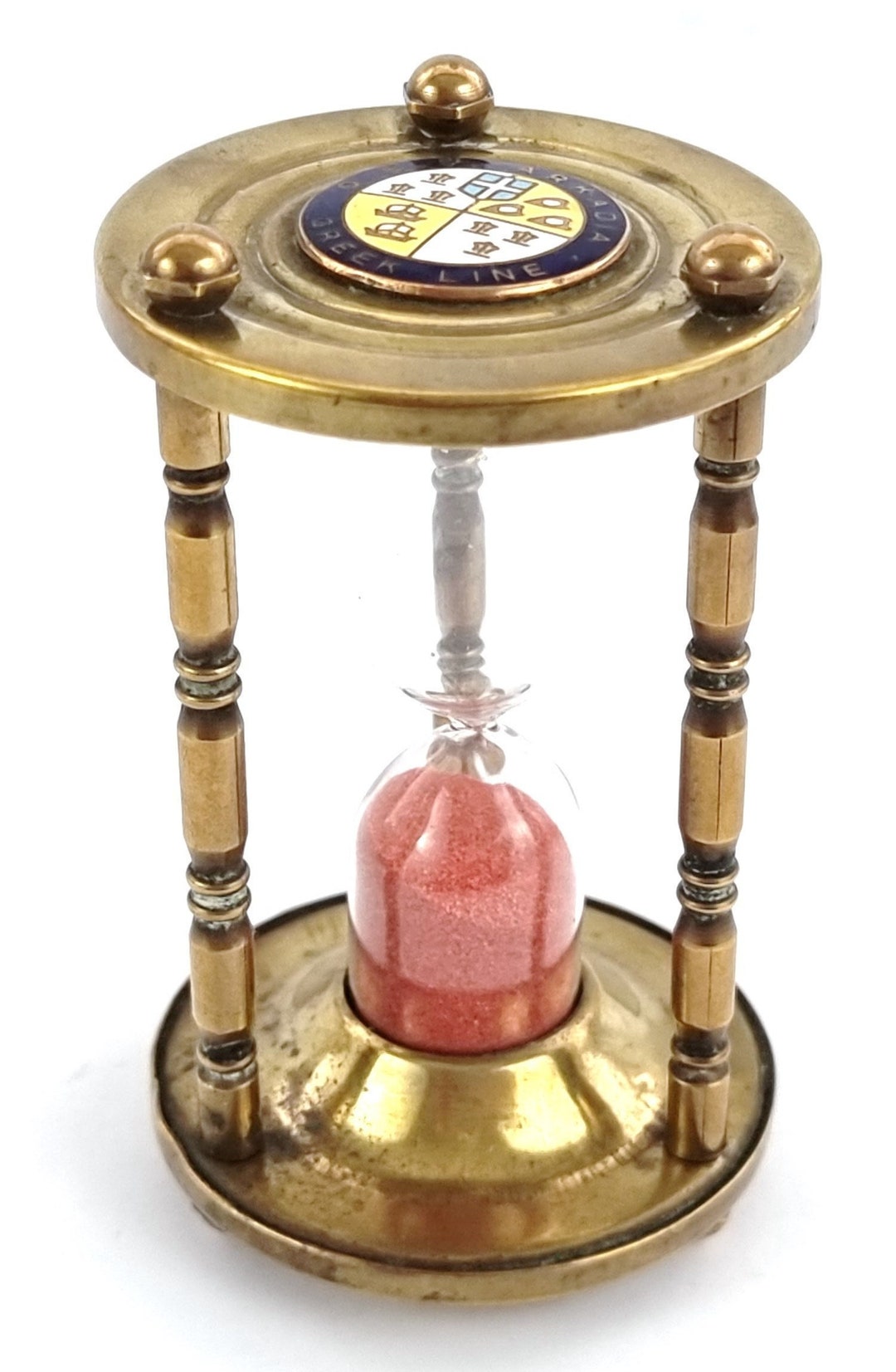 RARE Collectible, Vintage Hourglass, Greek Line, OSS Arkadia, Shipping ...