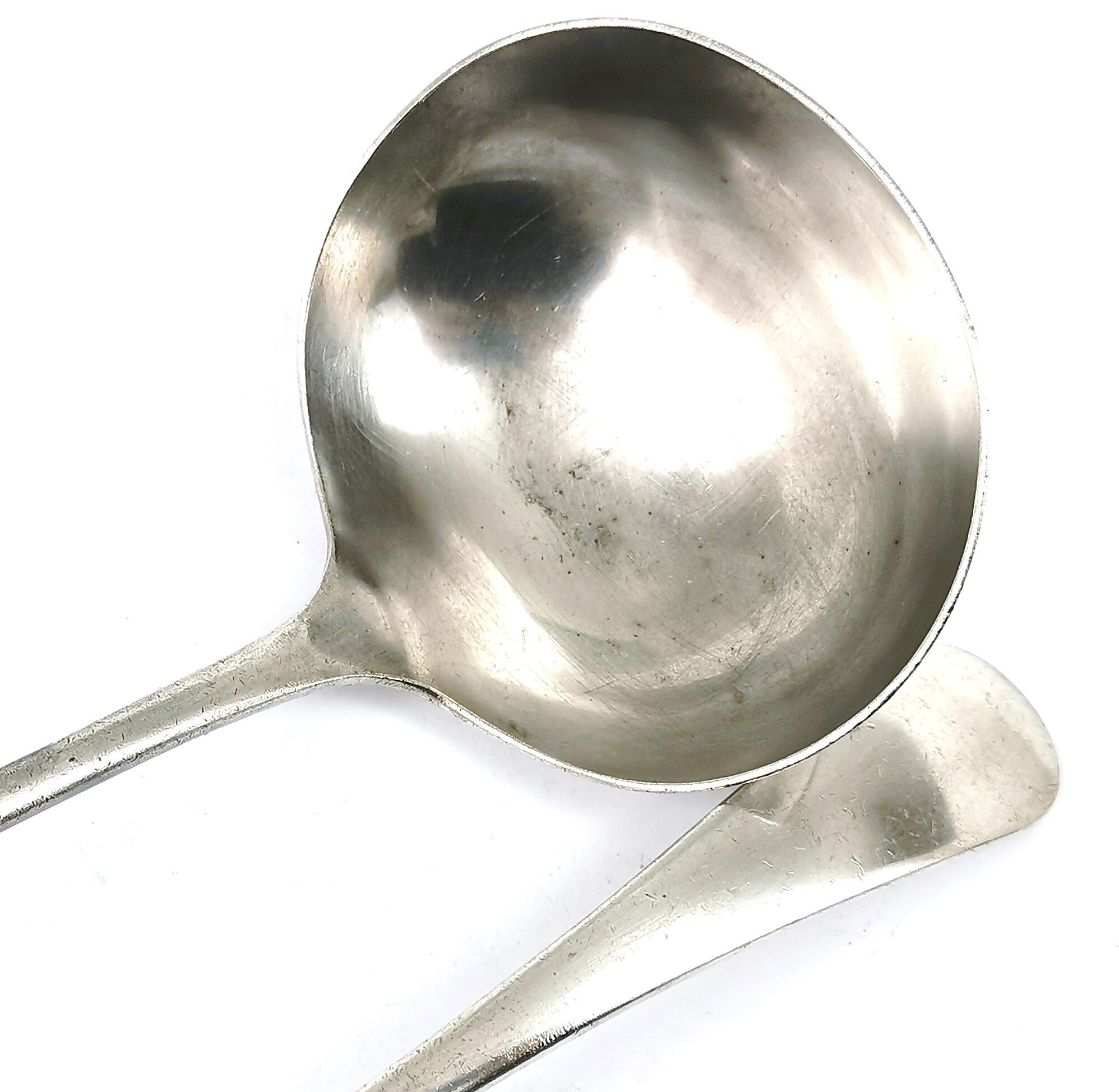 Rare Vintage Flatware, LARGE Ladles, Pair of Soup Ladles, Silver Plate ...