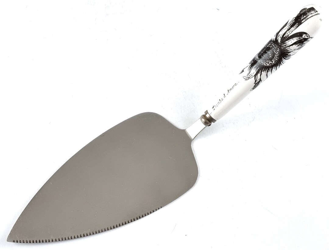 Vintage Pastry Slice, Cake Slice Server, Stainless Steel, Ceramic ...