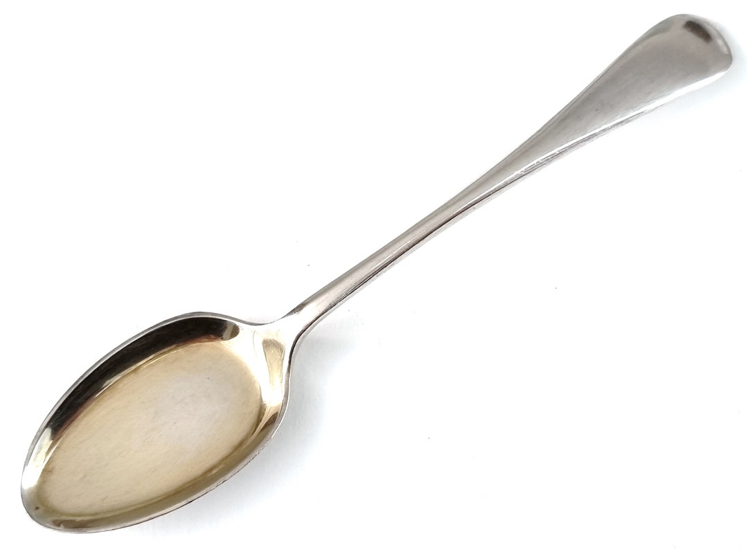 Unusual Flatware, Small Spoon, Ice Cream Spoon, Silver Plate, Gilded ...