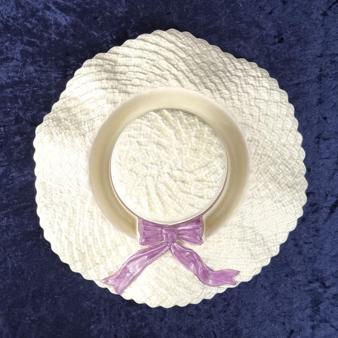 Novelty Vintage Posy, Ceramic Hat, Bonnet Shape Posy, Table Center, 10 ...