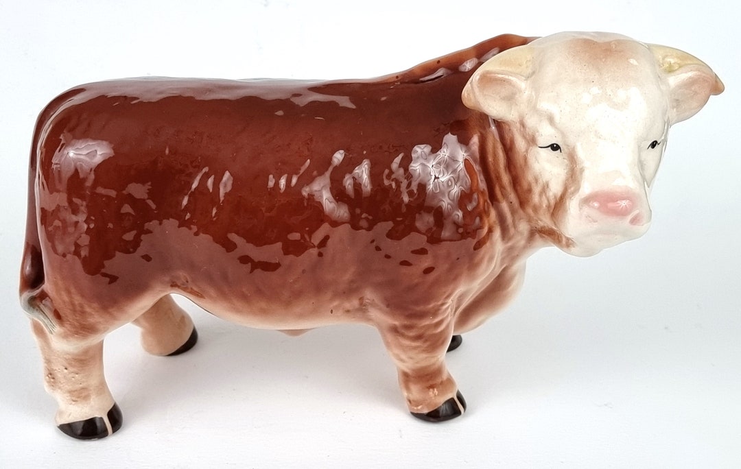 Vintage Melba Ware Hereford Bull Bull Figurine Medium Size - Etsy