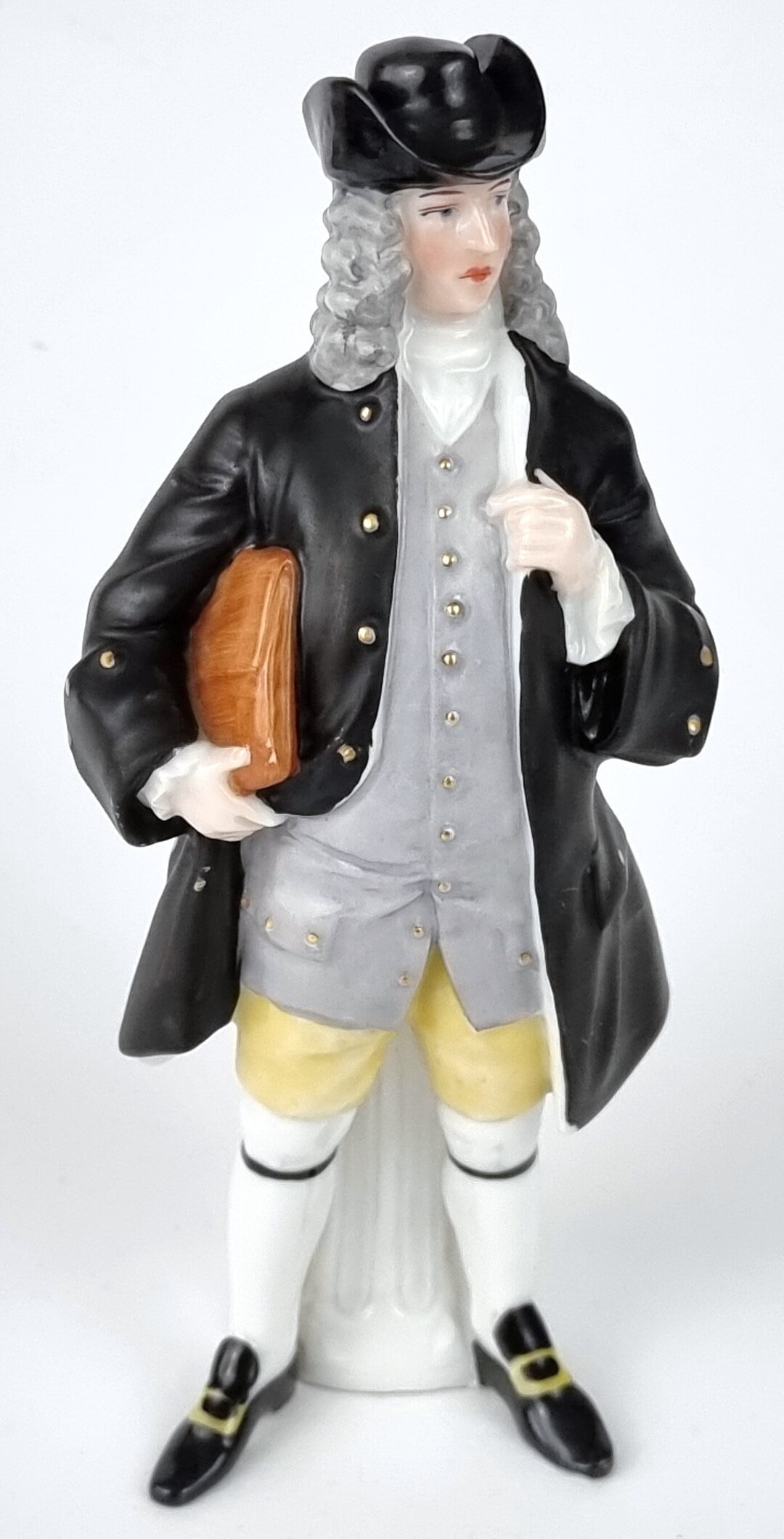 Vintage Goebel Figurine Matt Black Jacket Double Crown Mark - Etsy