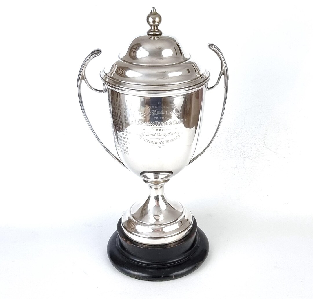 Large Trophy Cup, 14 Inches Height, With Base, Silver Plate, Lennox ...