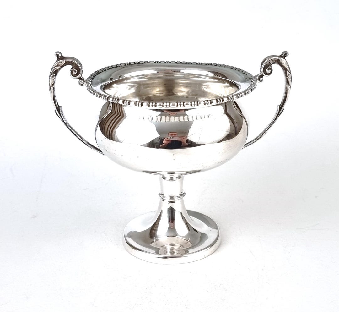 WORN Inside, Vintage Trophy Cup, 6 1/4 Inches Height, Silver Plate, Not ...