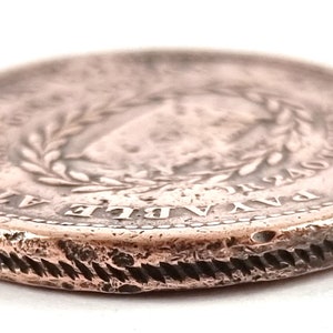 Unusual Antique Token, Cotton Works Newcastle, One Penny Token, 240 ...