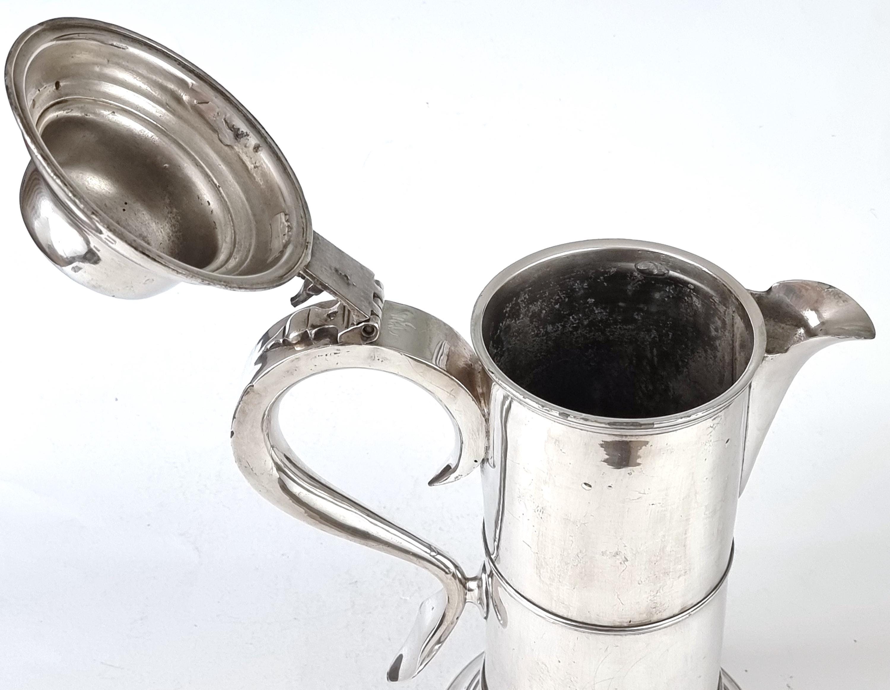 Ecclesiastical Antiques, Large Wine Flagon, Chalice Cup, Silver Plate ...