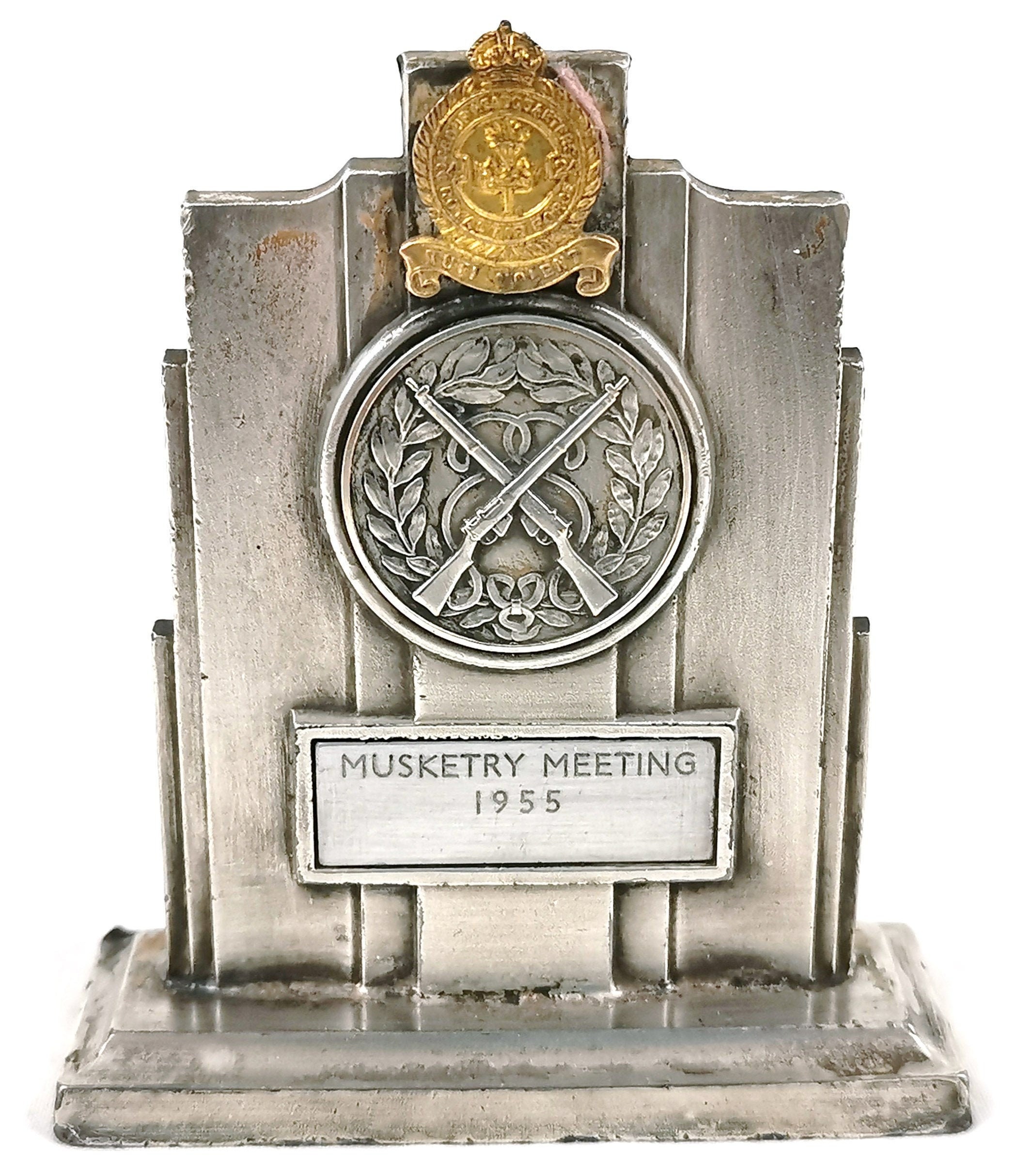 Unique Vintage Award, Silver Plate, Small Size, Musketry Meeting 1955 ...