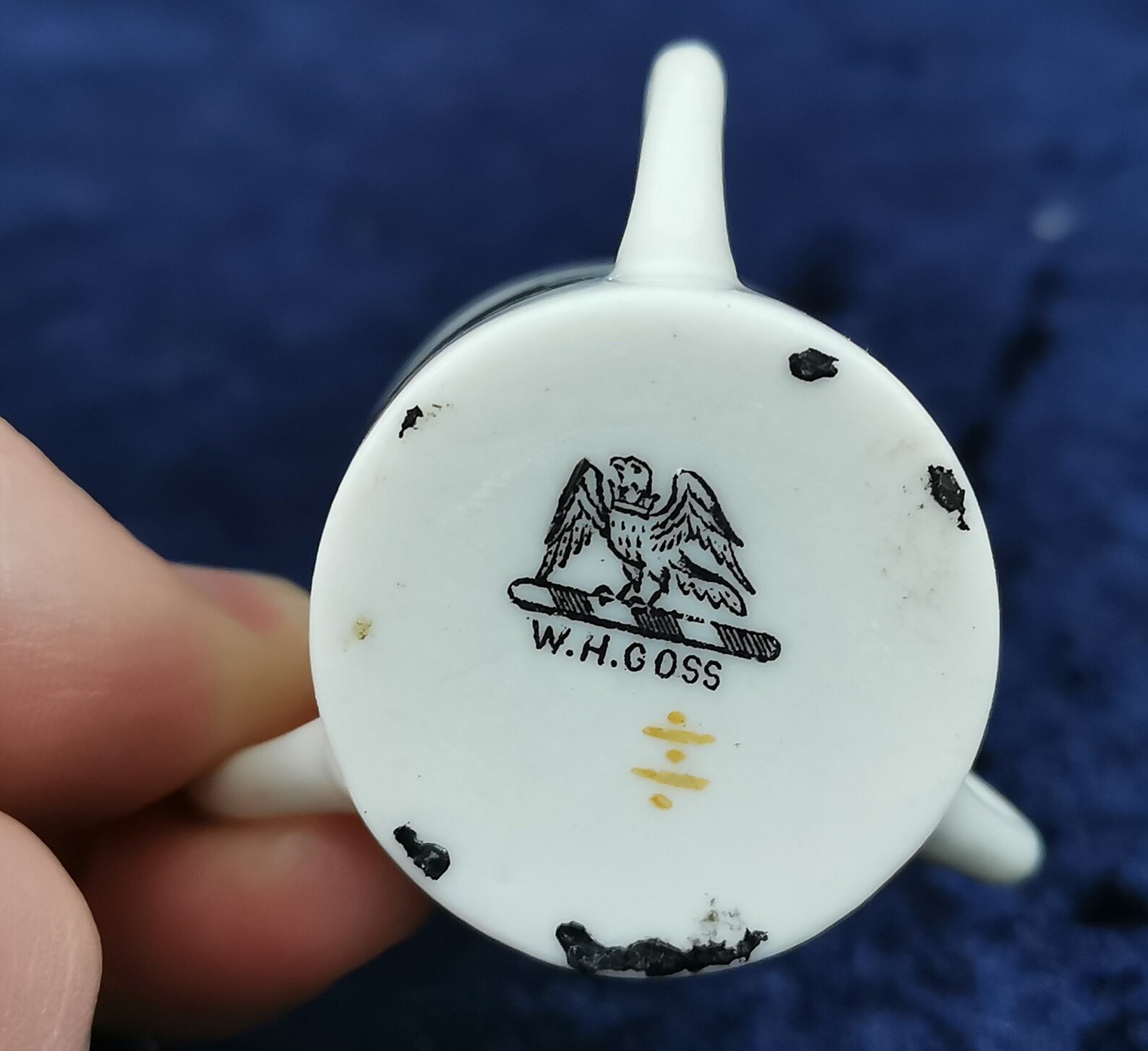 Rare Antique Goss Miniature Tyg Triple Crested Goss China - Etsy