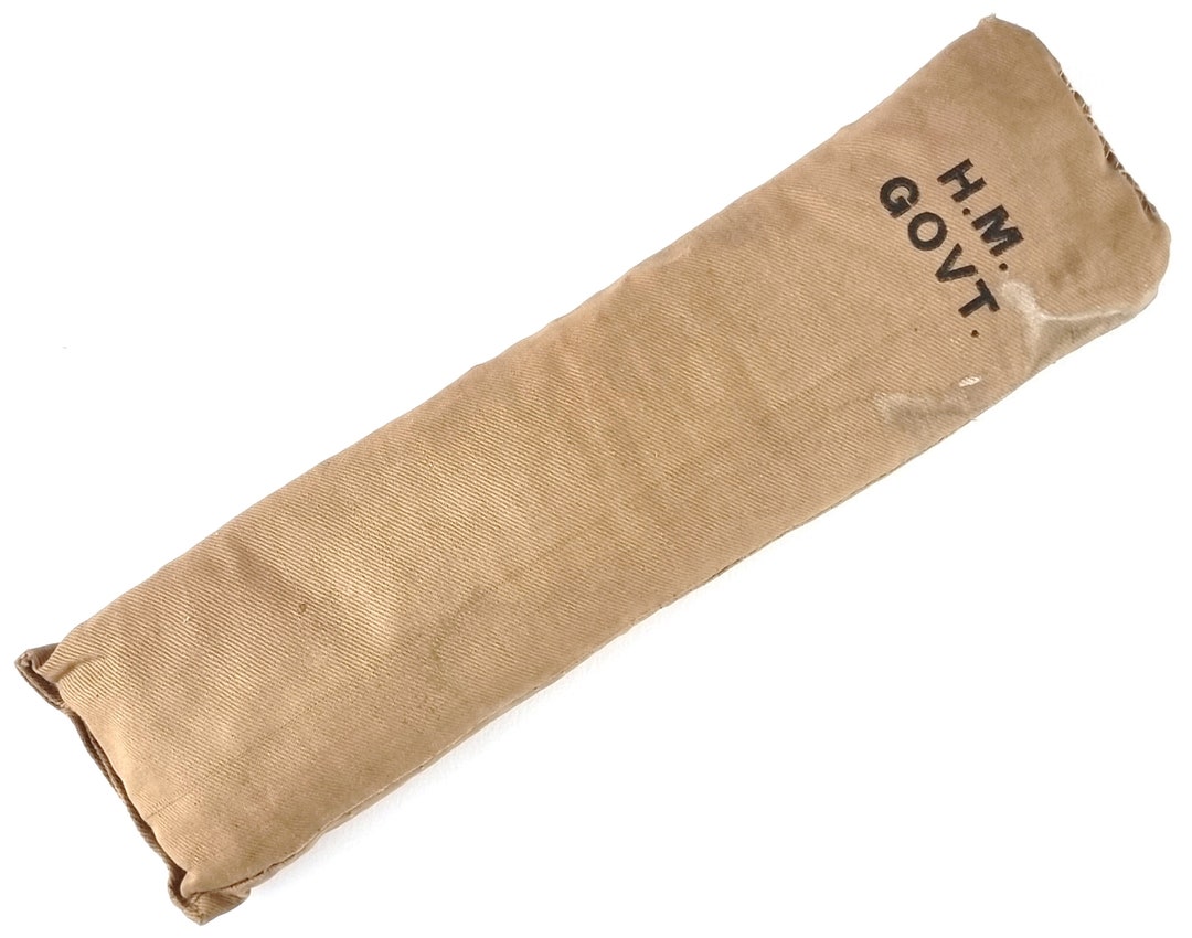 Unusual Collectible, Vintage Sand Bag, Small Sand Bag, HM Government ...